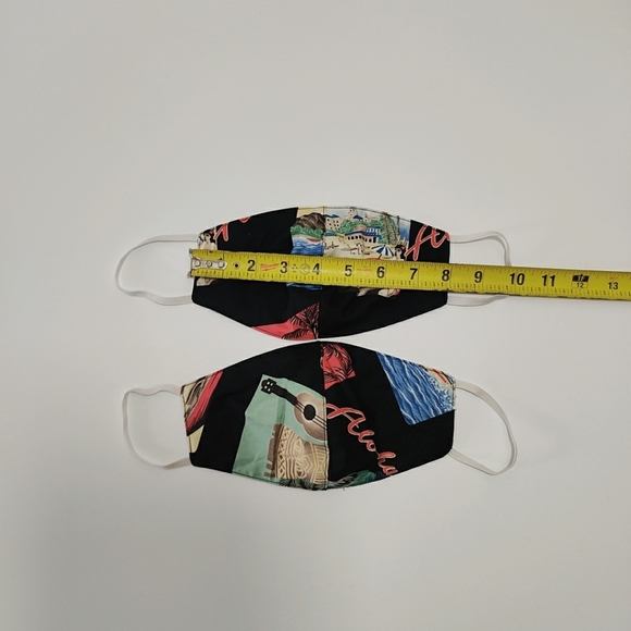 Other | 2 Pcs Handmade Hawaii Aloha Face Mask | Poshmark